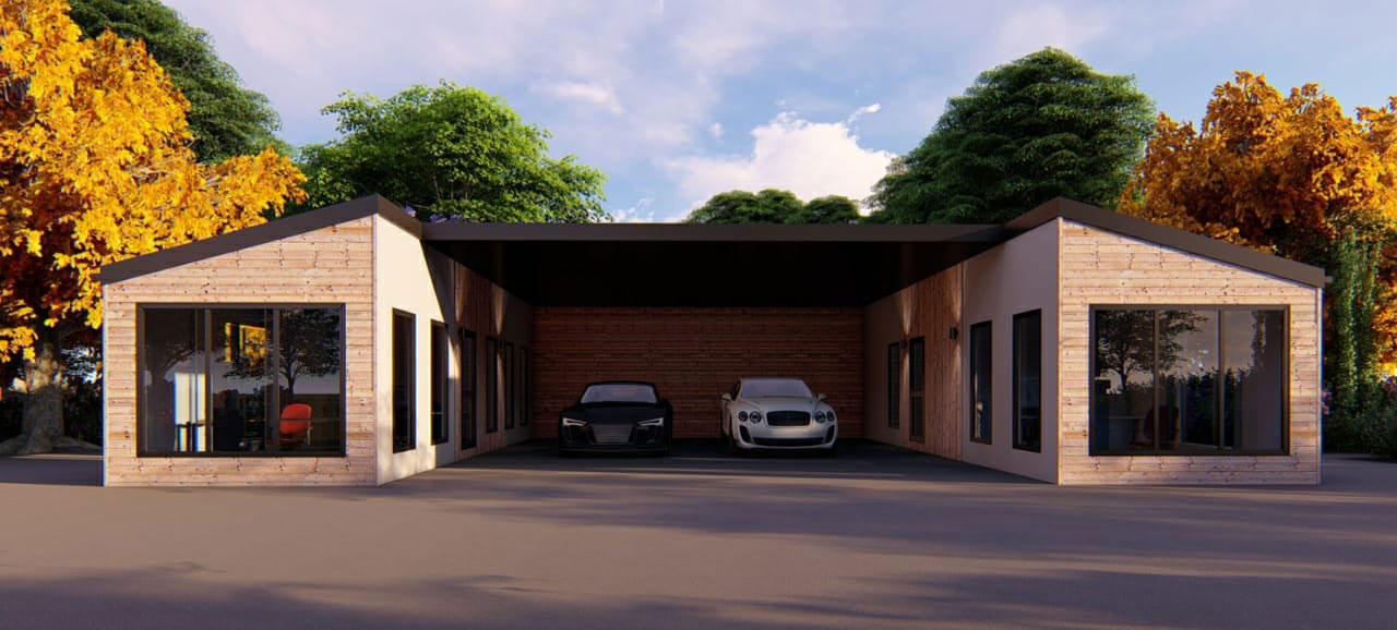 Portable Cabins for Car Showroom Office Complex | Elite Cabins ...